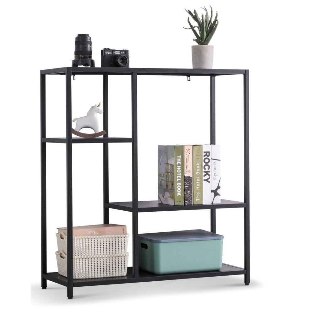 Raumteiler aus Metall 🏡 Regal Chicago mit 4 Ablageflächen